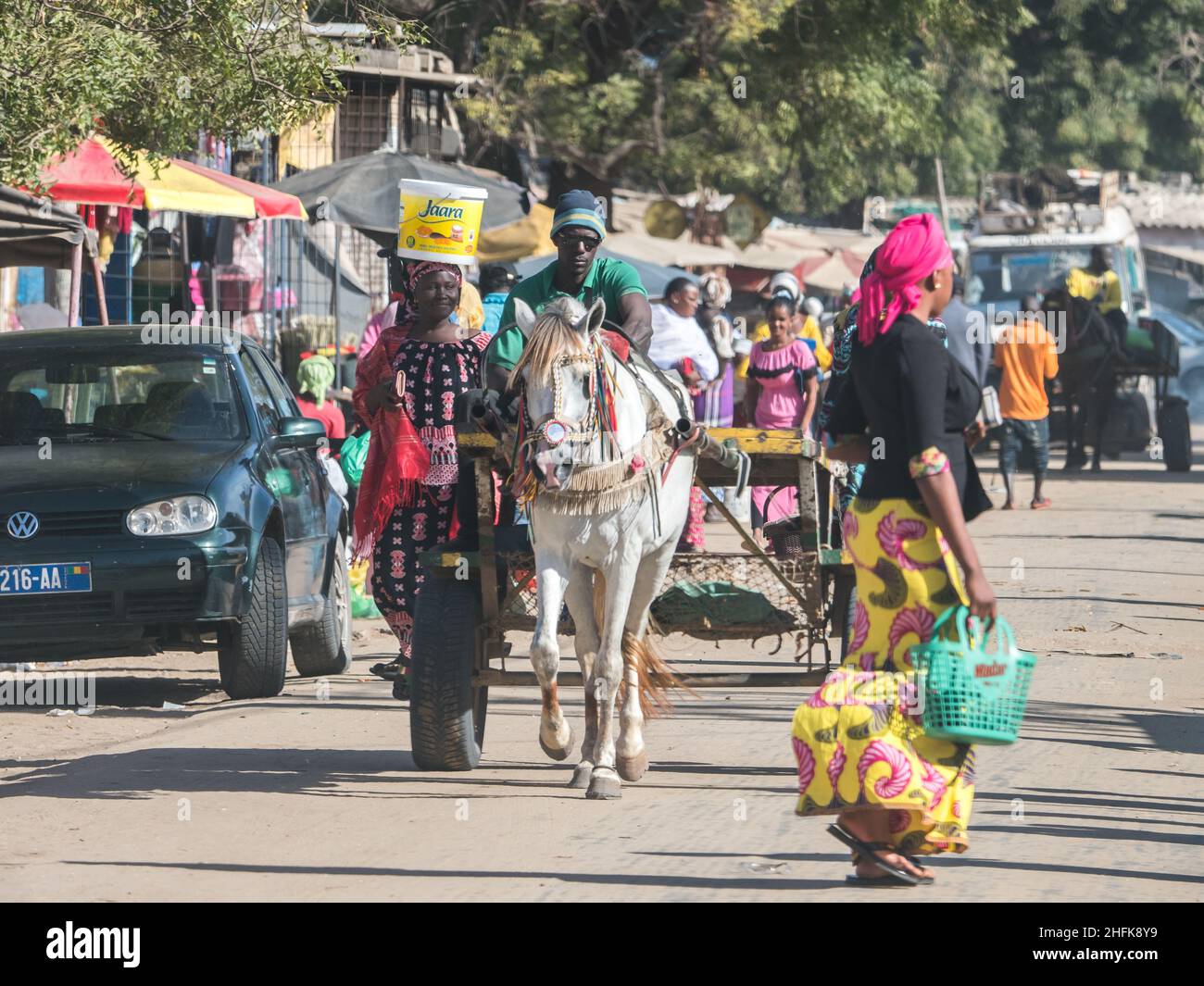 Senegal, Africa - Feb, 2019: Everyday life in the streets of African ...