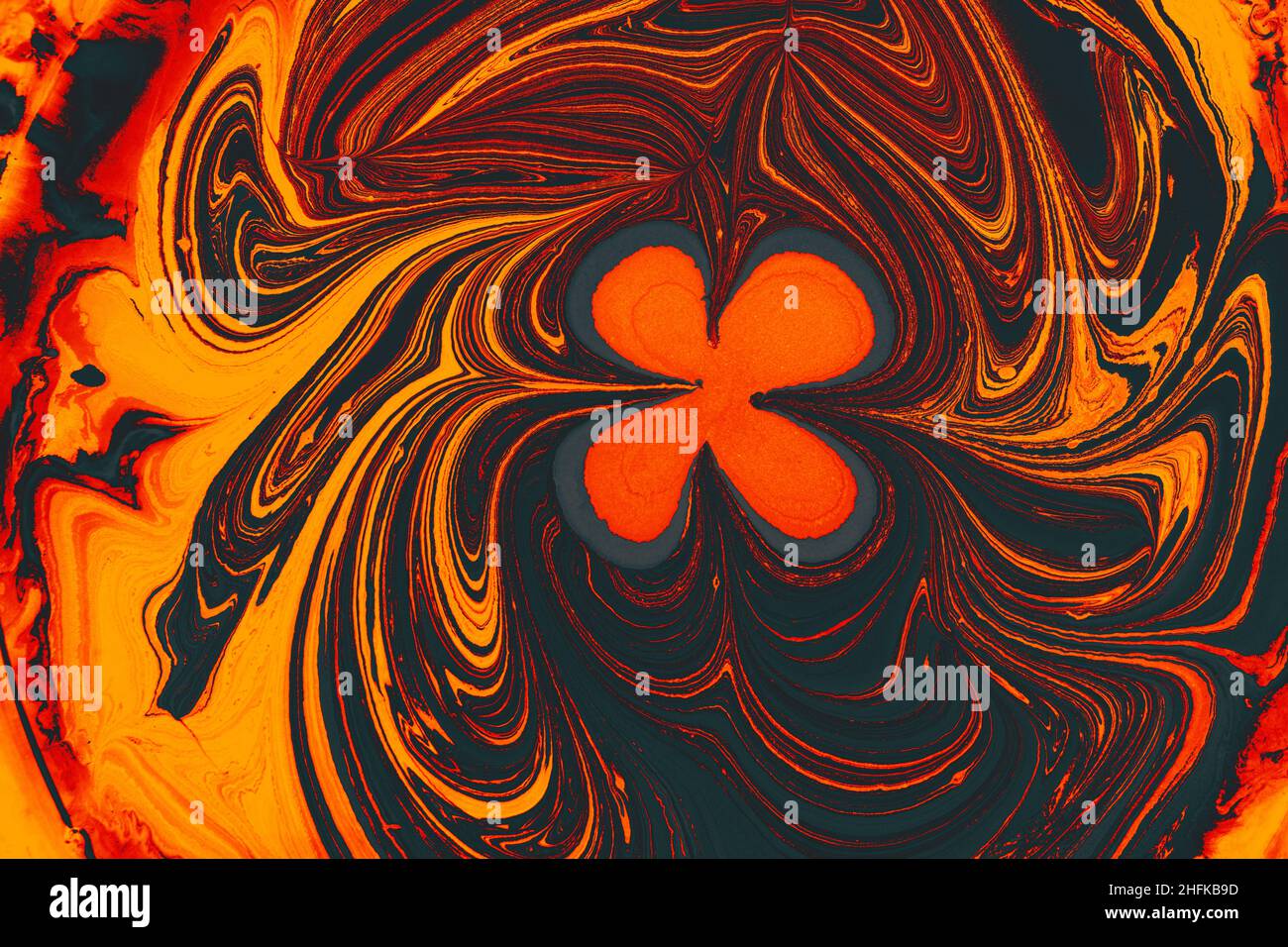 Abstract ebru cover art. Floral Ebru marbling texture background design ...