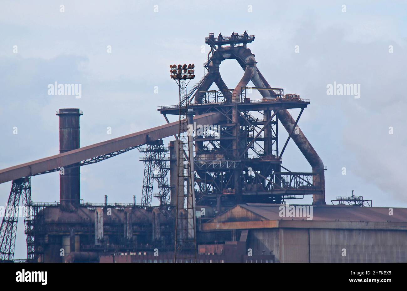 A Large Steel Making Industrial Factory Plant Building Stock Photo - Alamy