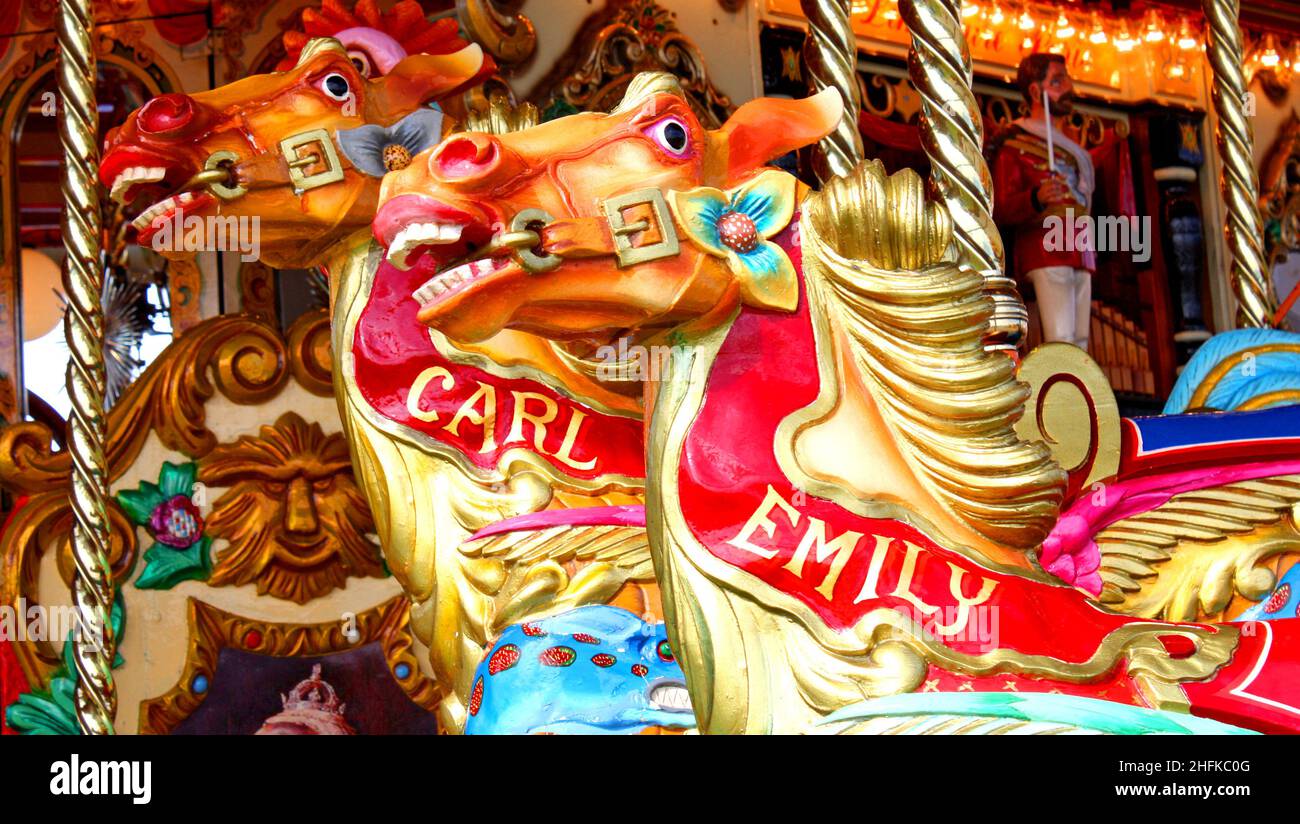 Fair carousel hi-res stock photography and images - Alamy