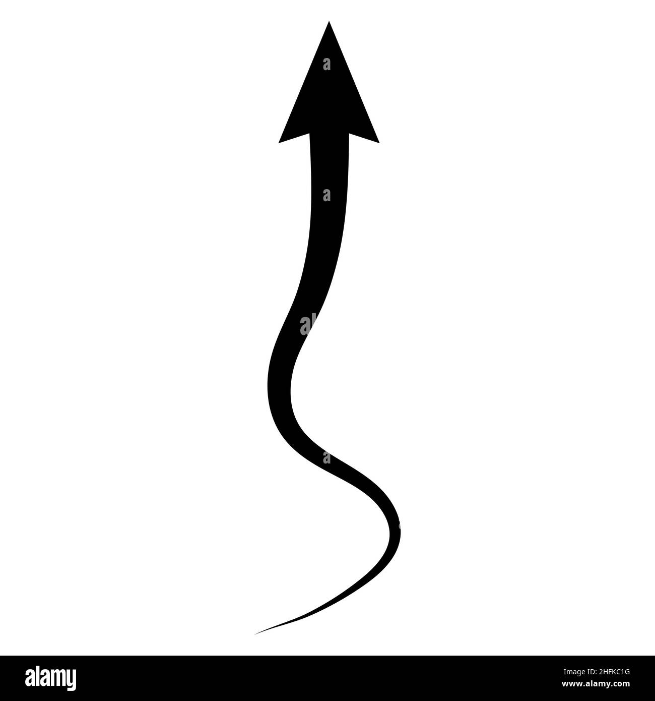 Curved arrow clipart Stock Vector Images - Alamy