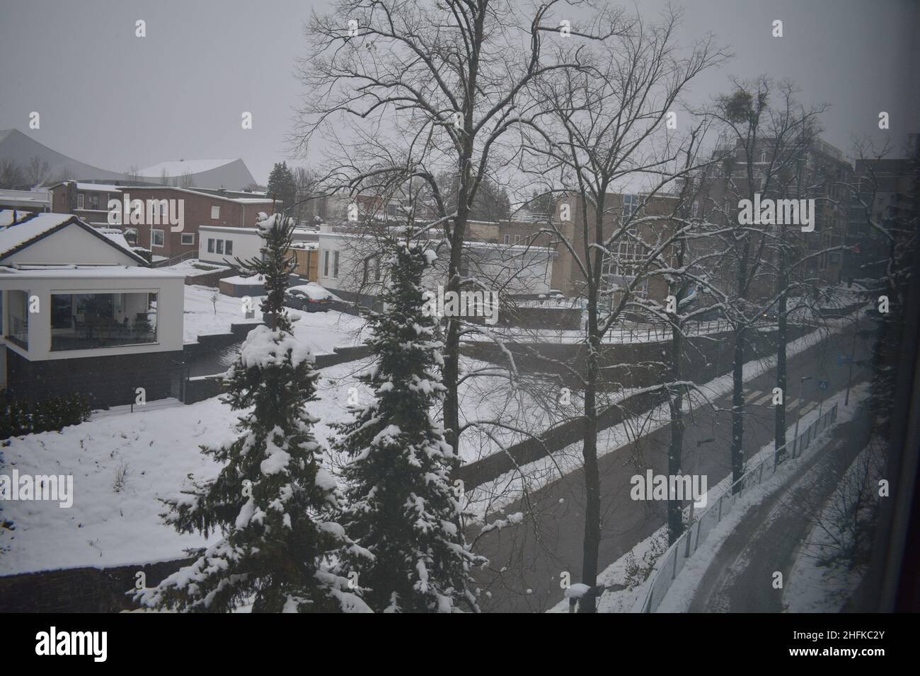 Snow in the Netherlands Stock Photo - Alamy