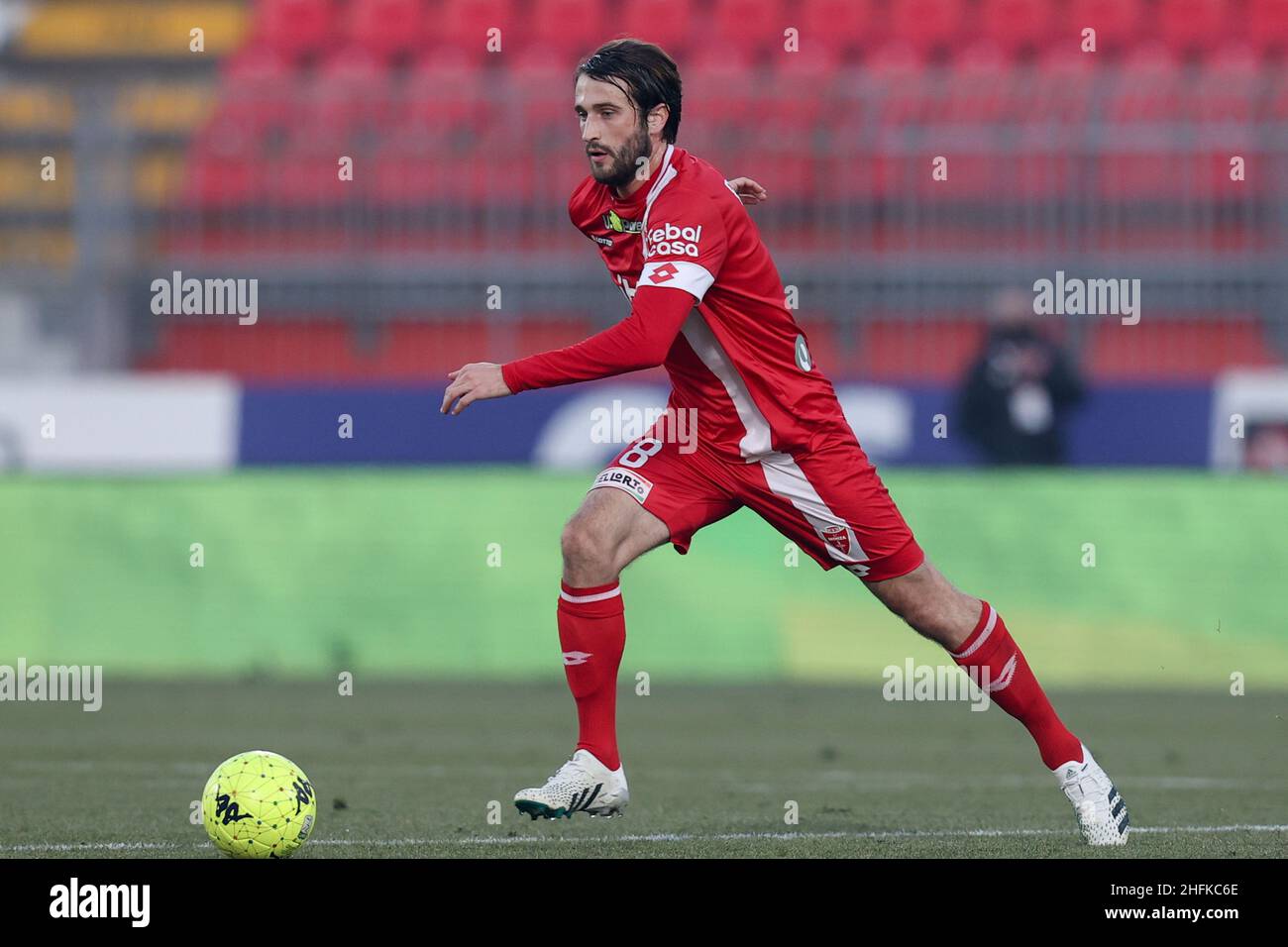 Andrea Barberis (AC Monza) in action during AC Monza vs AC Perugia ...