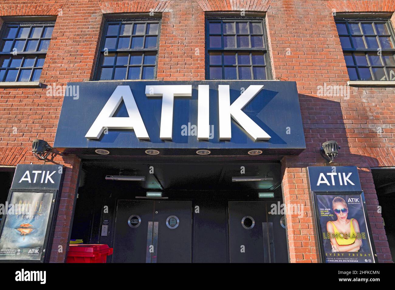 A view of the ATIK nightclub in Windsor in Berkshire. Police officers ...