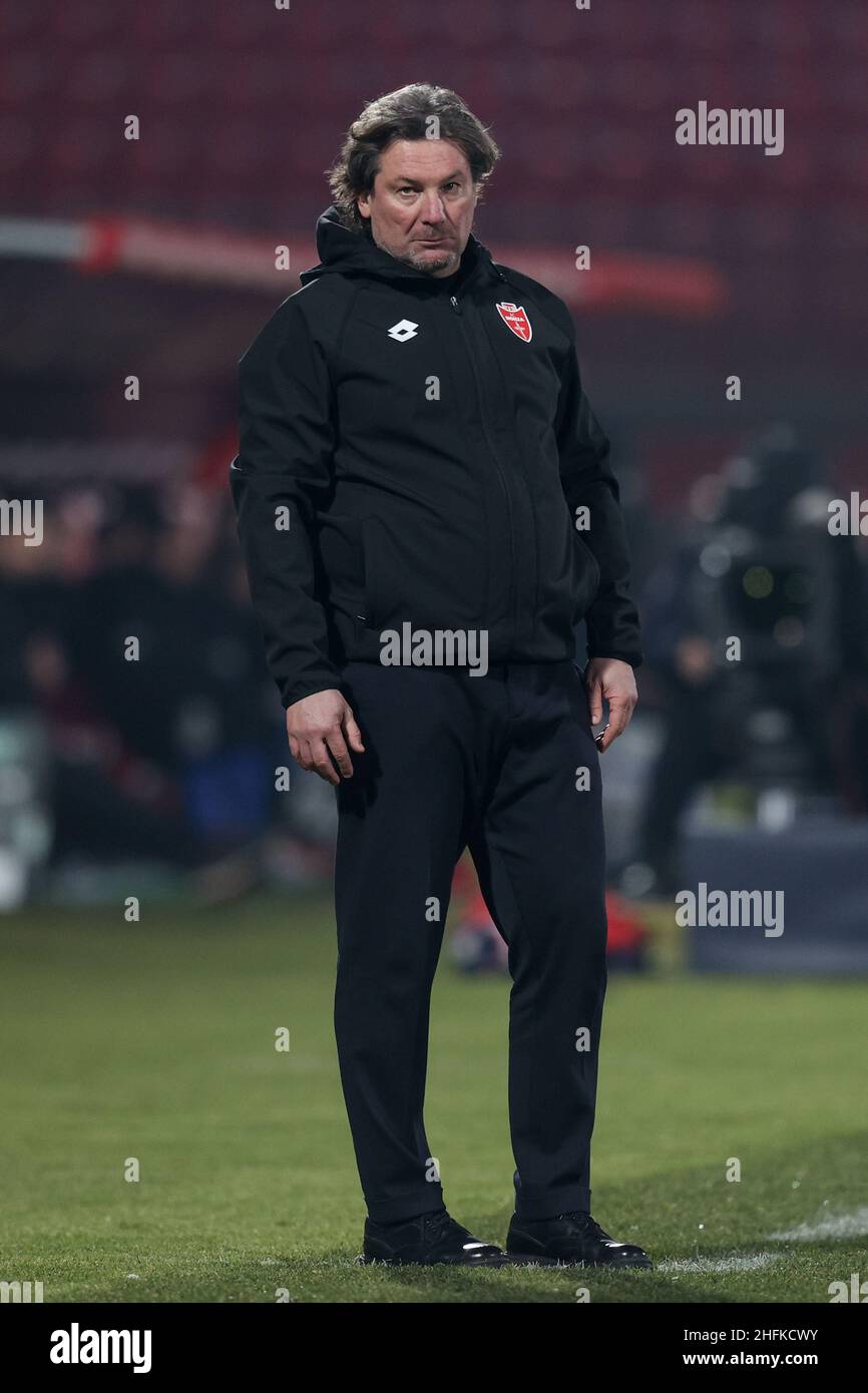 Giovanni Stroppa (AC Monza) looks on during AC Monza vs AC Perugia ...