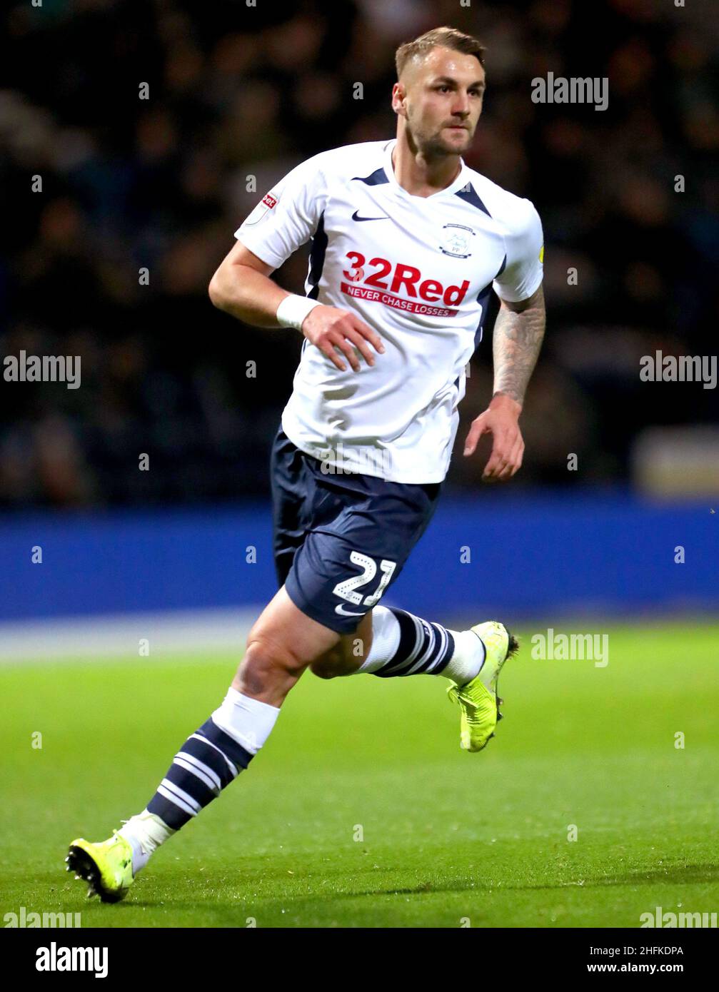 File photo dated 22-10-2019 of Preston North End's Patrick Bauer, who ...