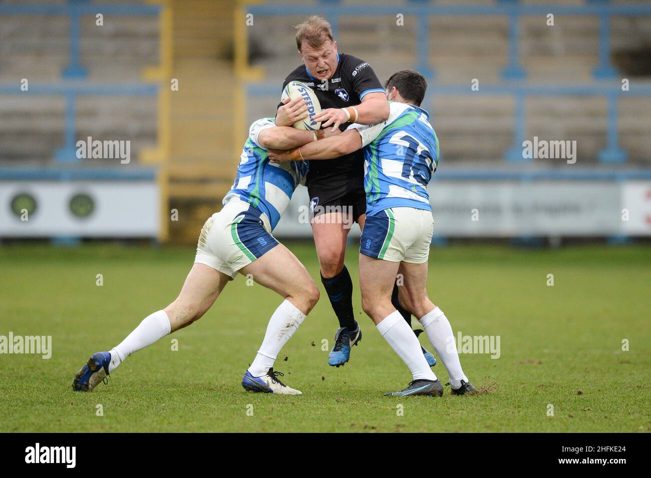 Halifax, England - 16 January 2022 - Wakefield Trinity's Eddie Battye ...