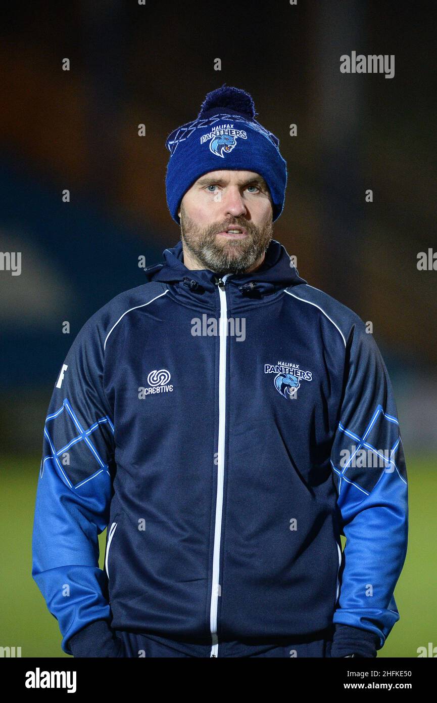 Halifax, England - 16 January 2022 - Liam Finn during the Rugby League ...
