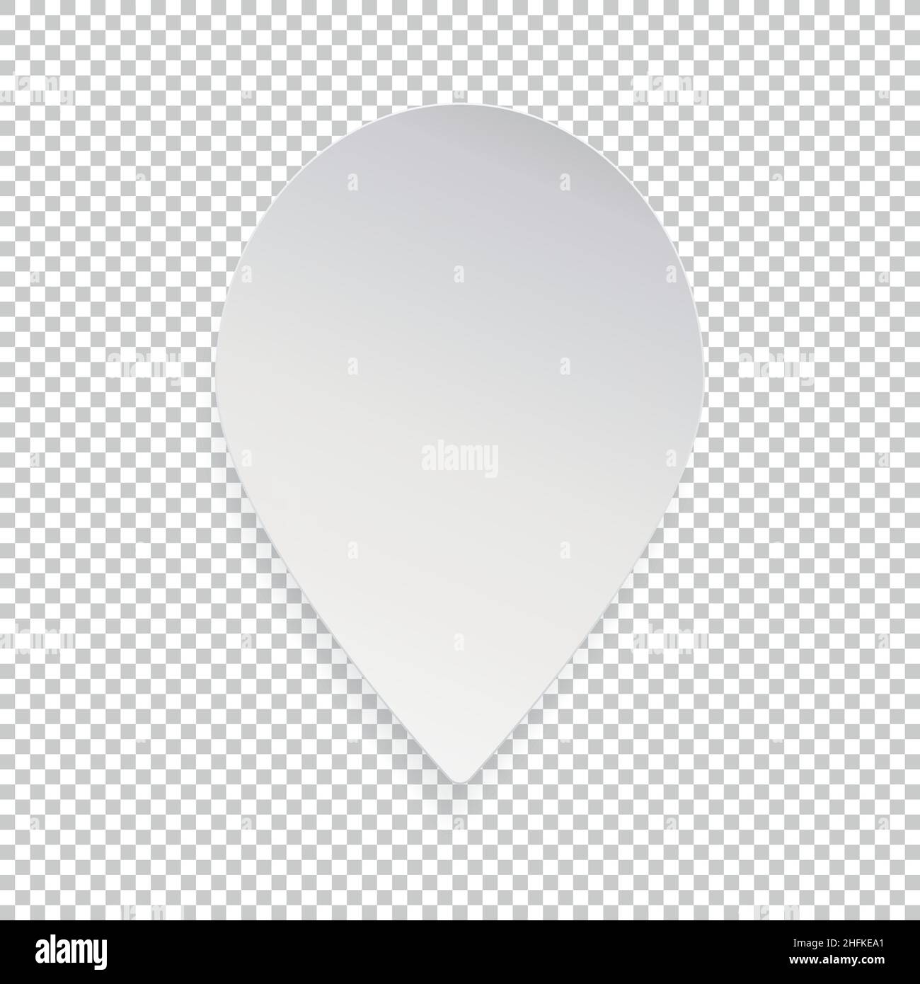 location GPS Map white pointer markerInfographic on checked transparent ...