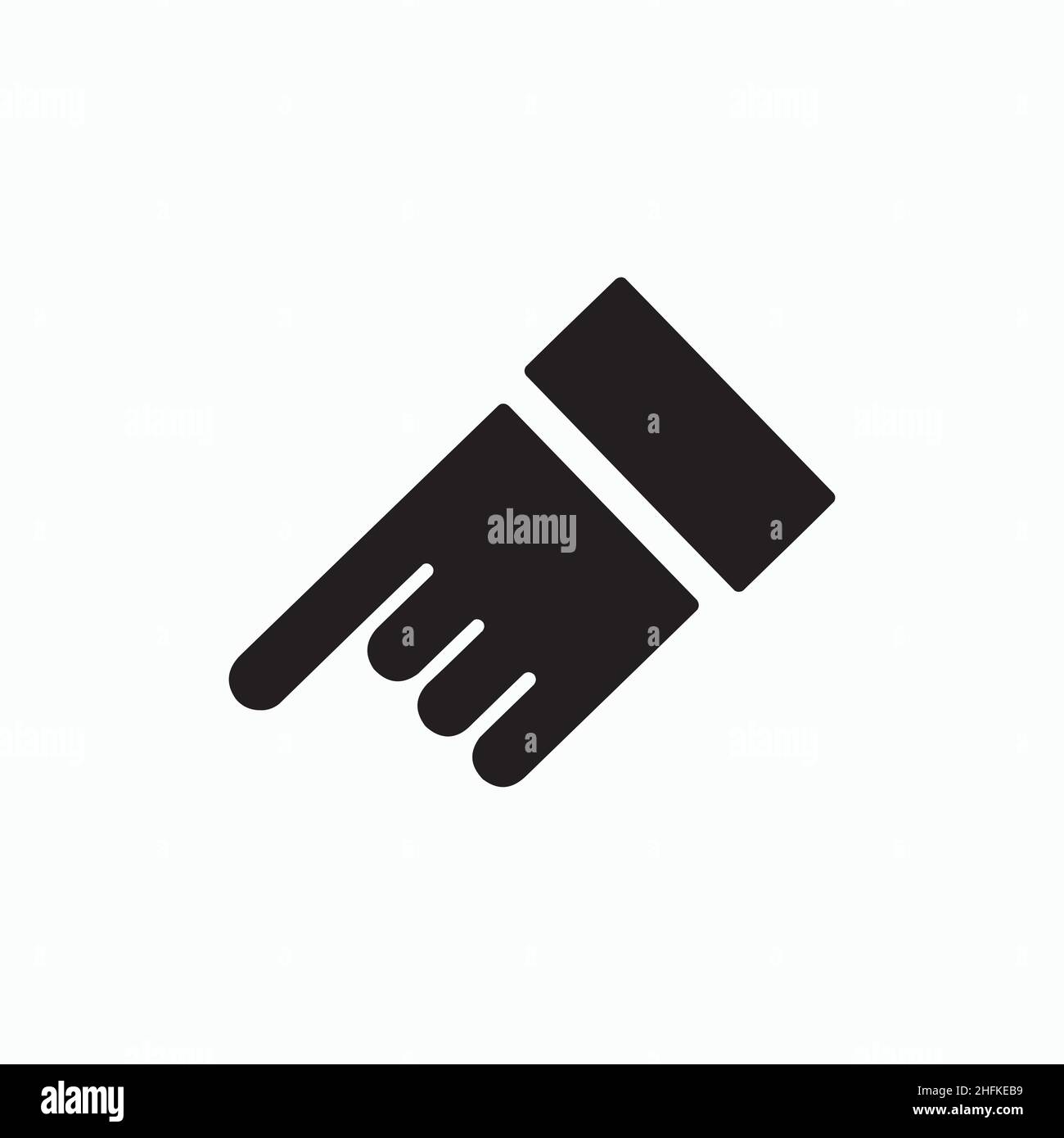 Human Hand points down the bottom Icon for Graphic Design Projects on ...