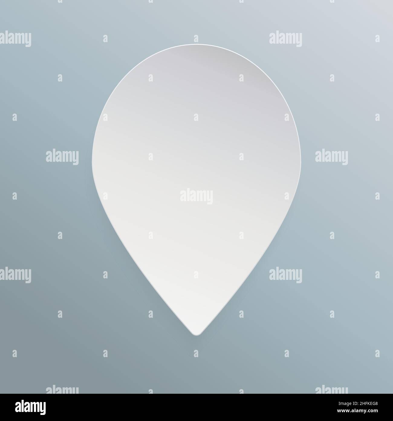 location GPS Map white pointer markerInfographic on blue grey ...
