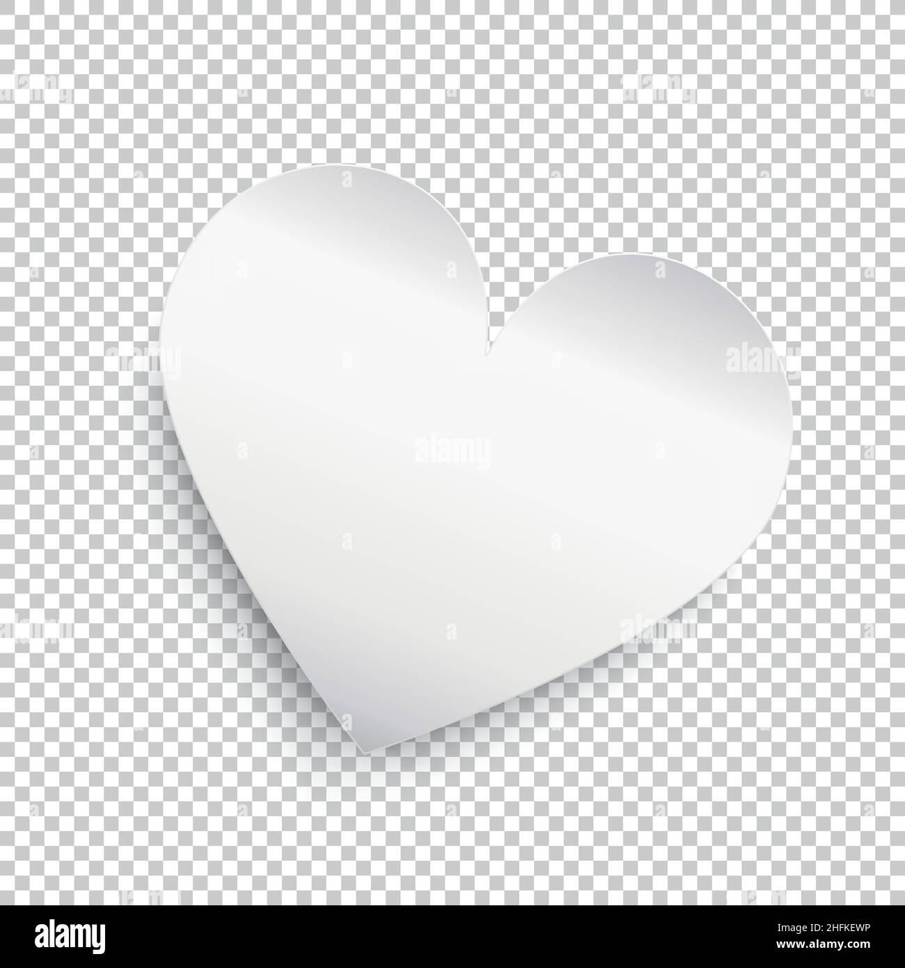 Infographic design white paper Heart Icon Valentine's Day sign or ...
