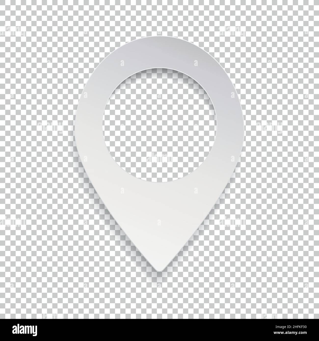 Infographic white location GPS Map pointer marker on checked ...