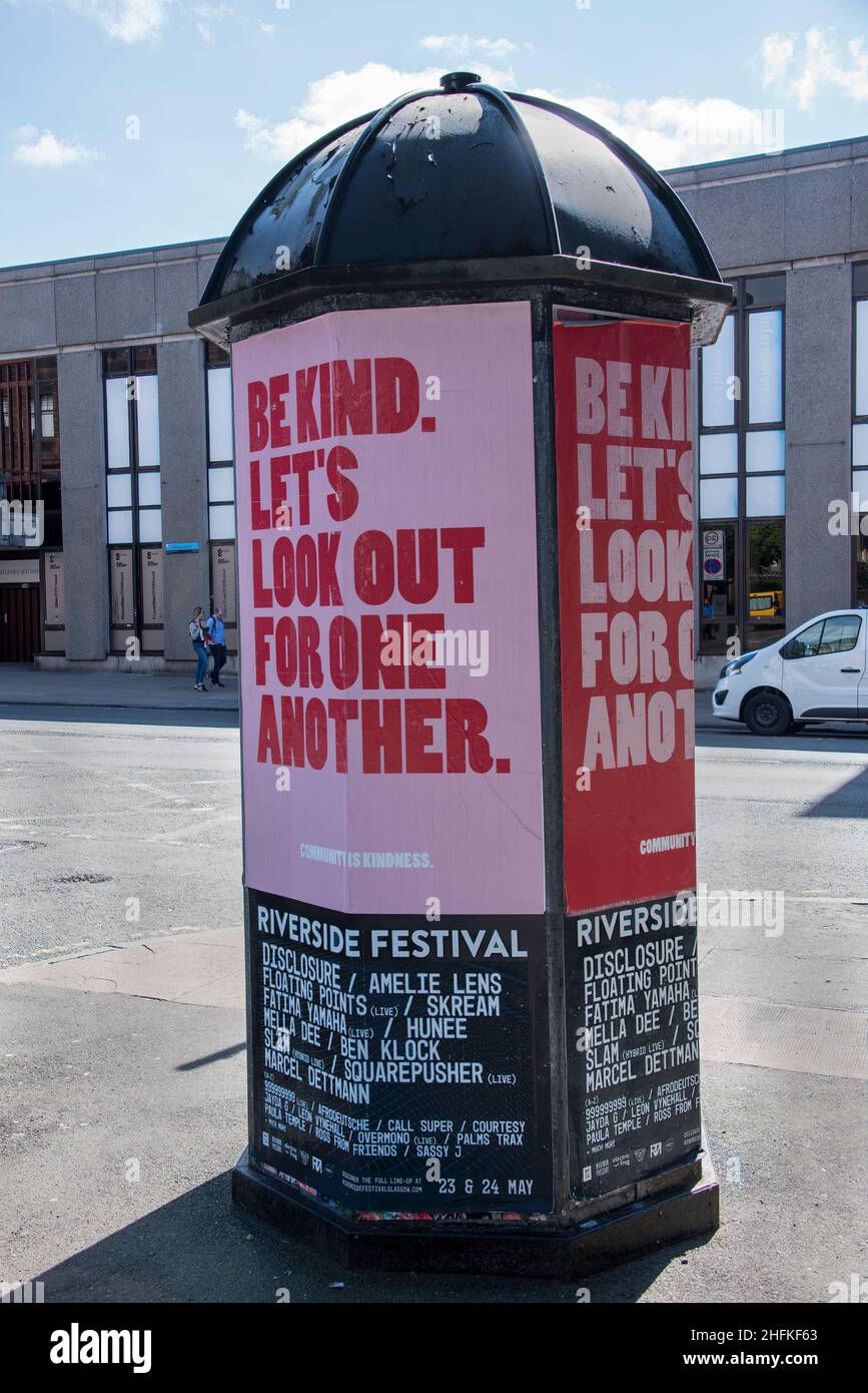 Poster pillar hi-res stock photography and images - Alamy