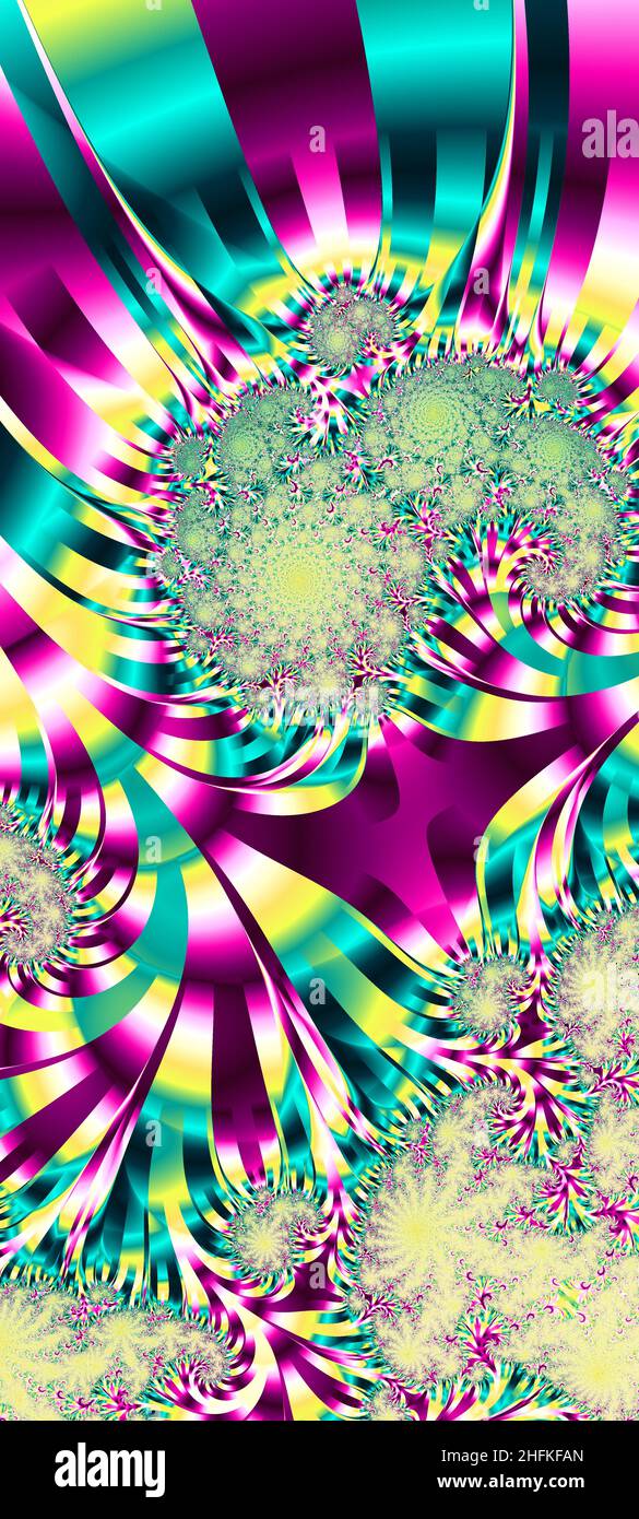 Abstract Computer generated Fractal design. A fractal is a never-ending ...