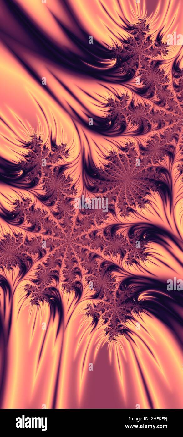 Abstract Computer generated Fractal design. A fractal is a never-ending ...