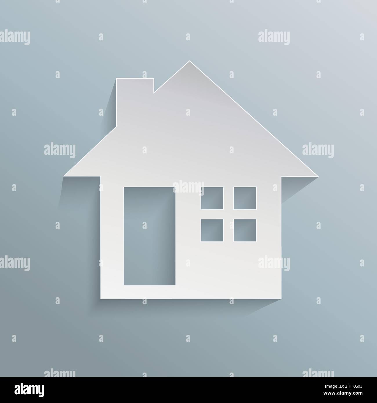 white house Infographic design on blue grey background. Vector ...