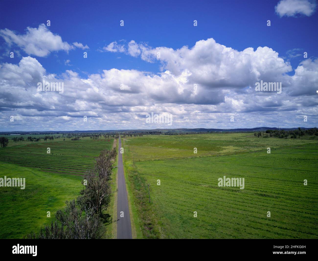 Aerial Wallaville Queensland Australia Stock Photo - Alamy