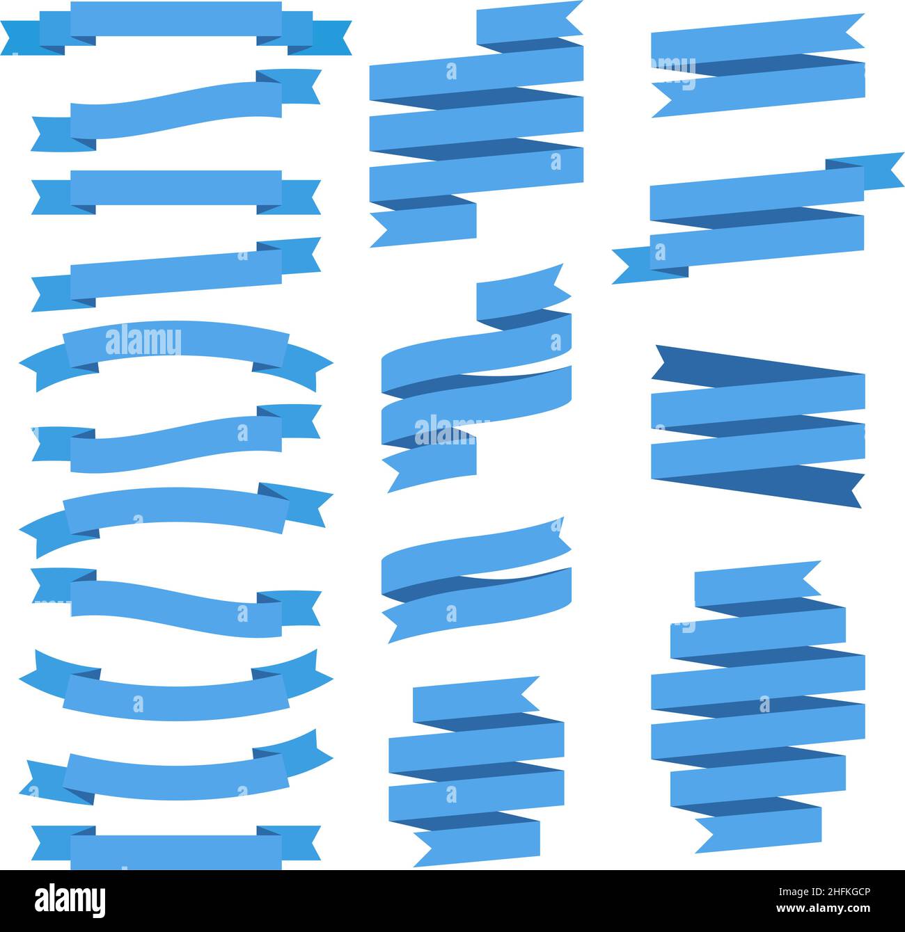 Set of ribbons, vector illustration Stock Vector Image & Art - Alamy