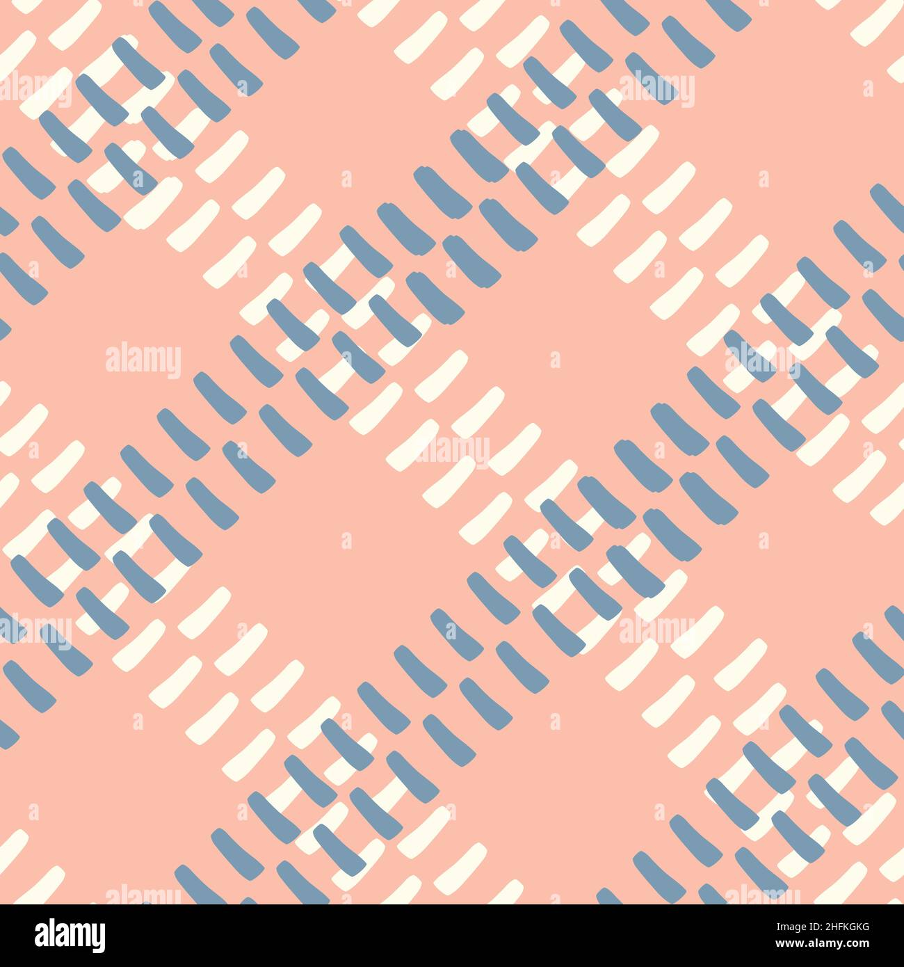 Abstract stitch style weave vector pattern seamless background ...