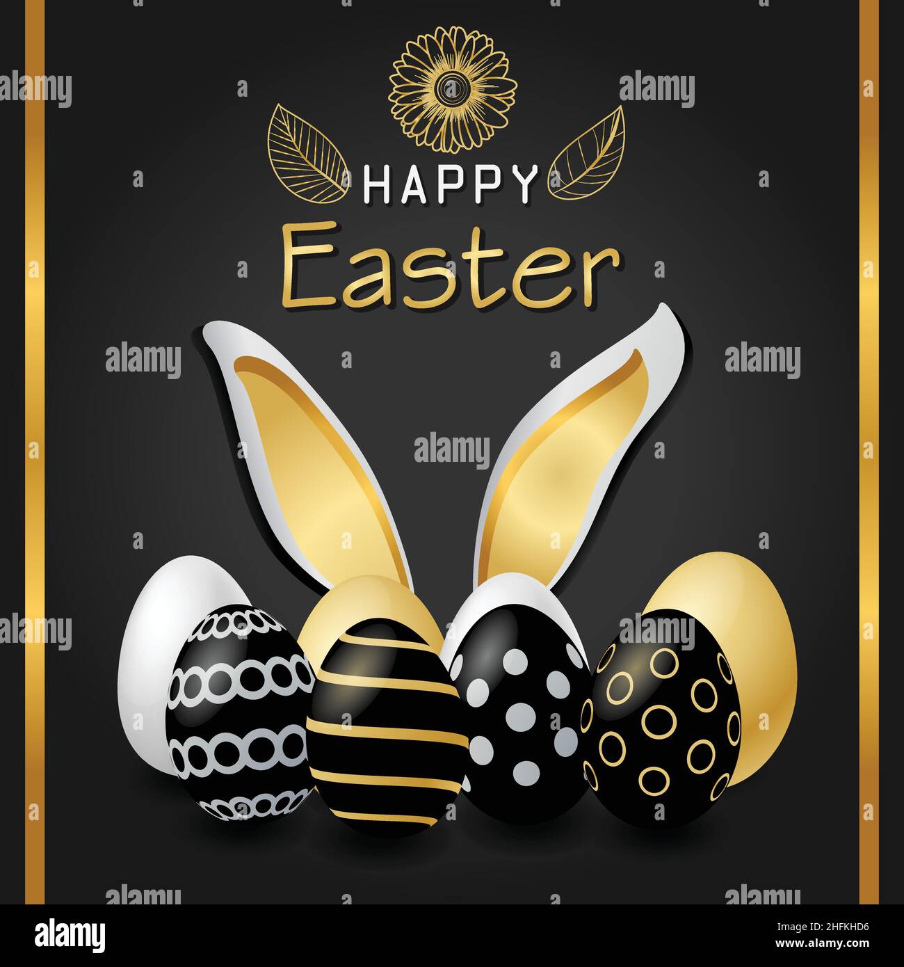 Cute pattern silver golden Stock Vector Images - Alamy