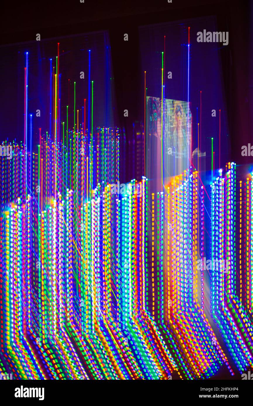 Moving color patterns Stock Photo - Alamy