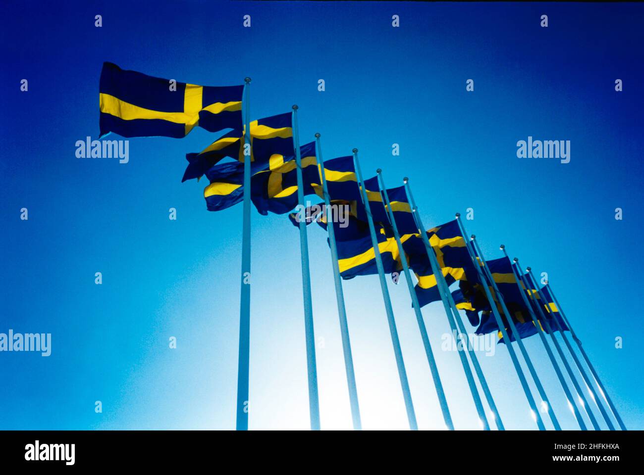 Swedish flags hi-res stock photography and images - Alamy