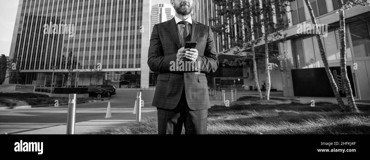 modern communication technology. man blogger use smartphone Stock Photo ...