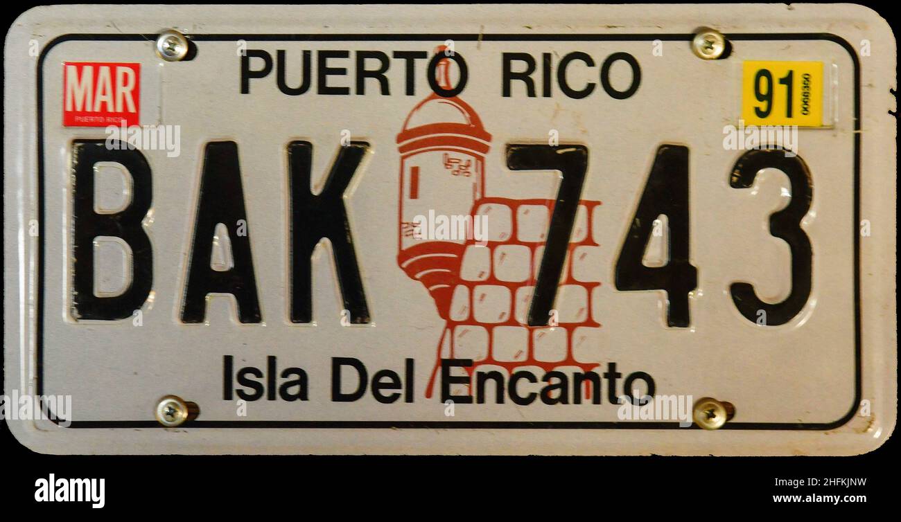 Metal signs for vehicles - Car registration plates Stock Photo - Alamy