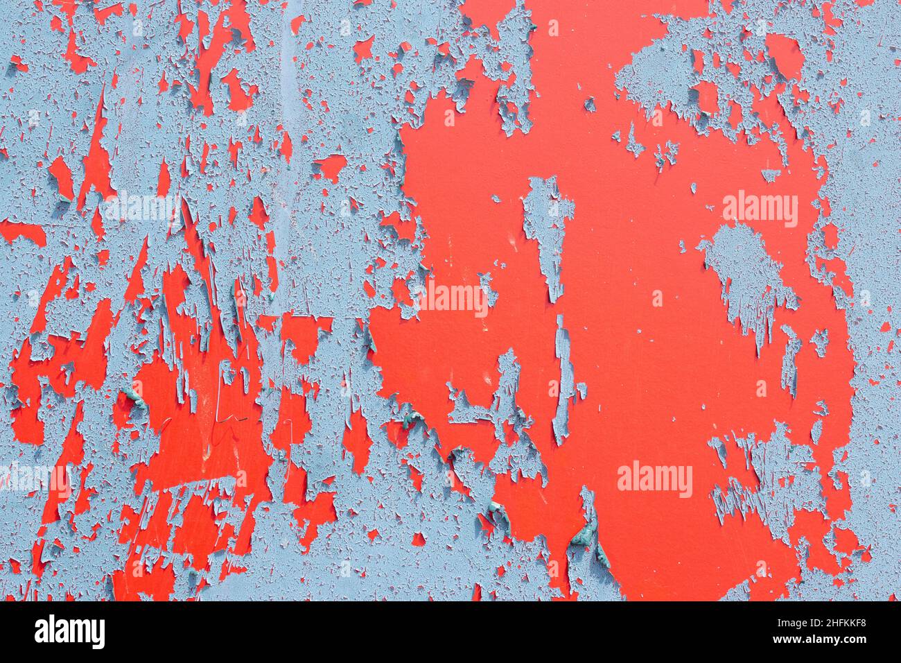 Closeup image showing the textures and colours of peeling paint Stock ...