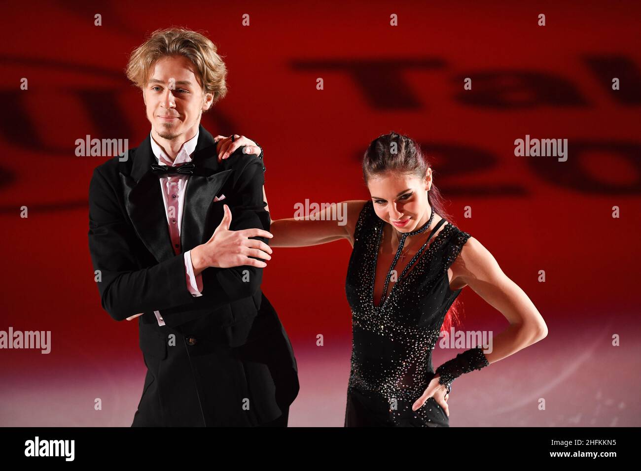 Diana DAVIS & Gleb SMOLKIN (Russia), during the Exhibition Gala, at the ...