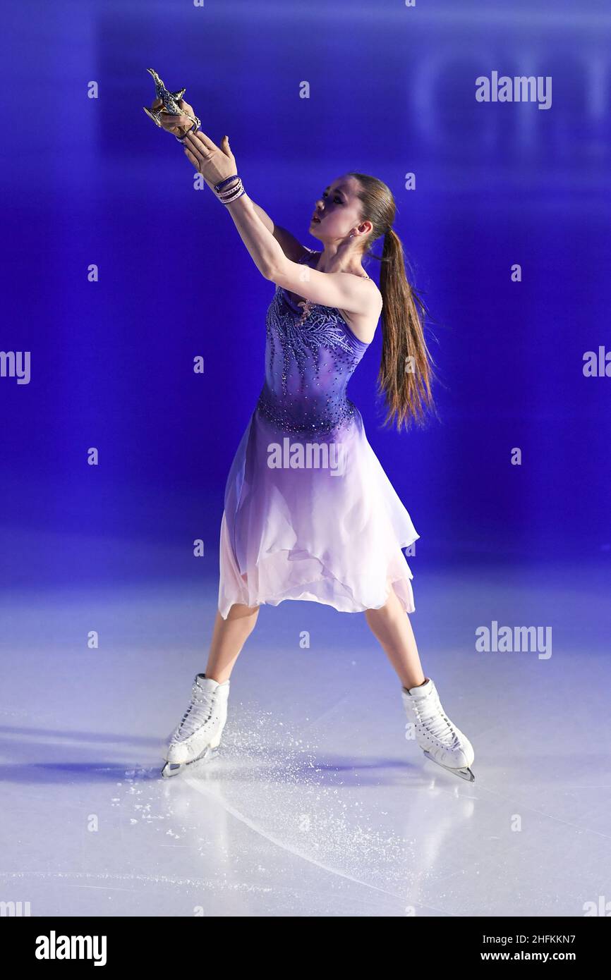 Kamila VALIEVA (Russia), during the Exhibition Gala, at the ISU European Figure Skating ...
