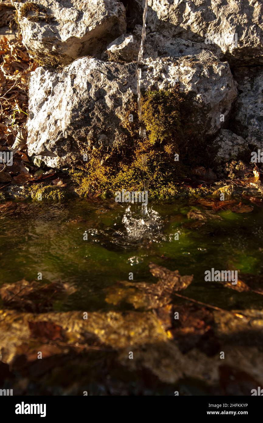 Fresh water natural fountain hi-res stock photography and images - Alamy