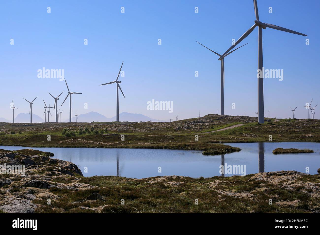 Norwegian wind park hi-res stock photography and images - Alamy