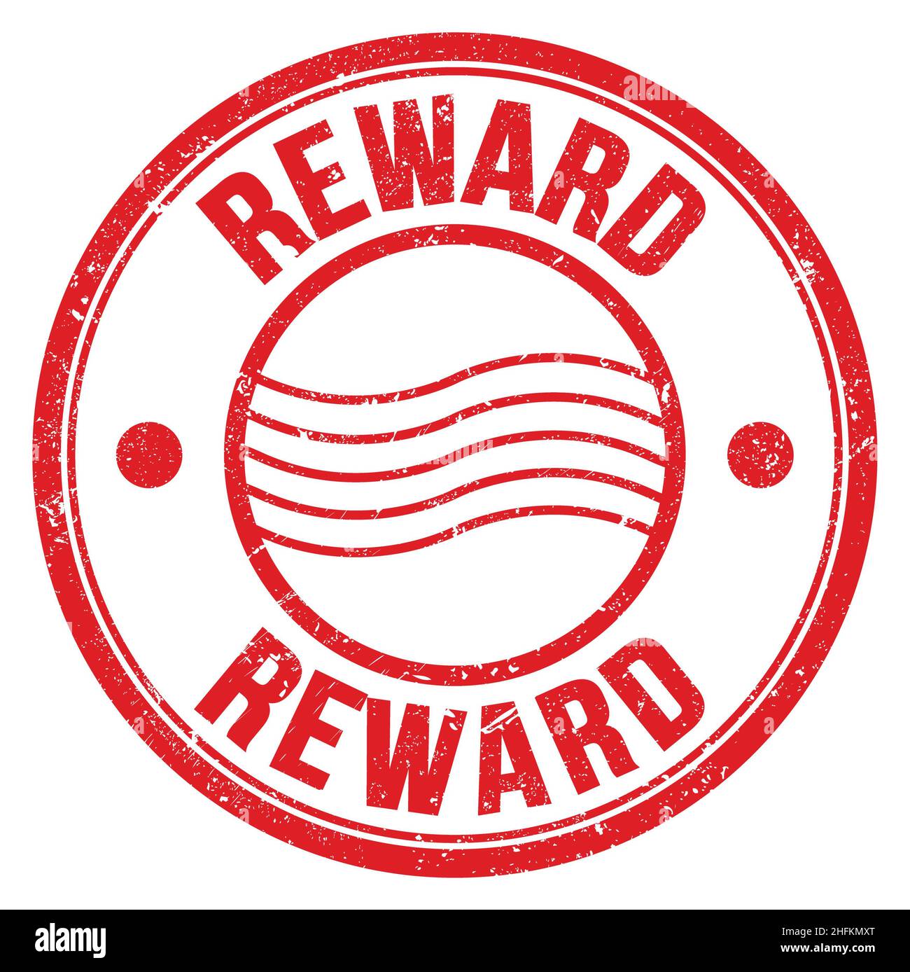 REWARD word written on red round postal stamp sign Stock Photo - Alamy