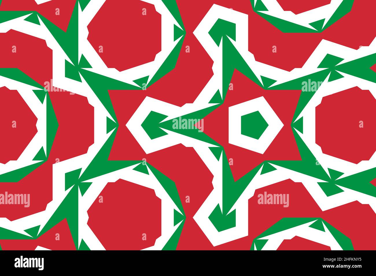 Geometric pattern in the colors of the national flag of Italy. The ...