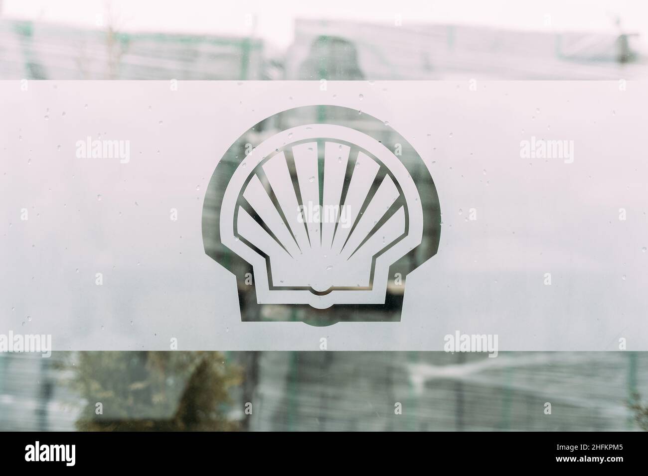 Ukraine, Poltava - 11 January 2022 - Shell Logo. Shell is an Anglo ...