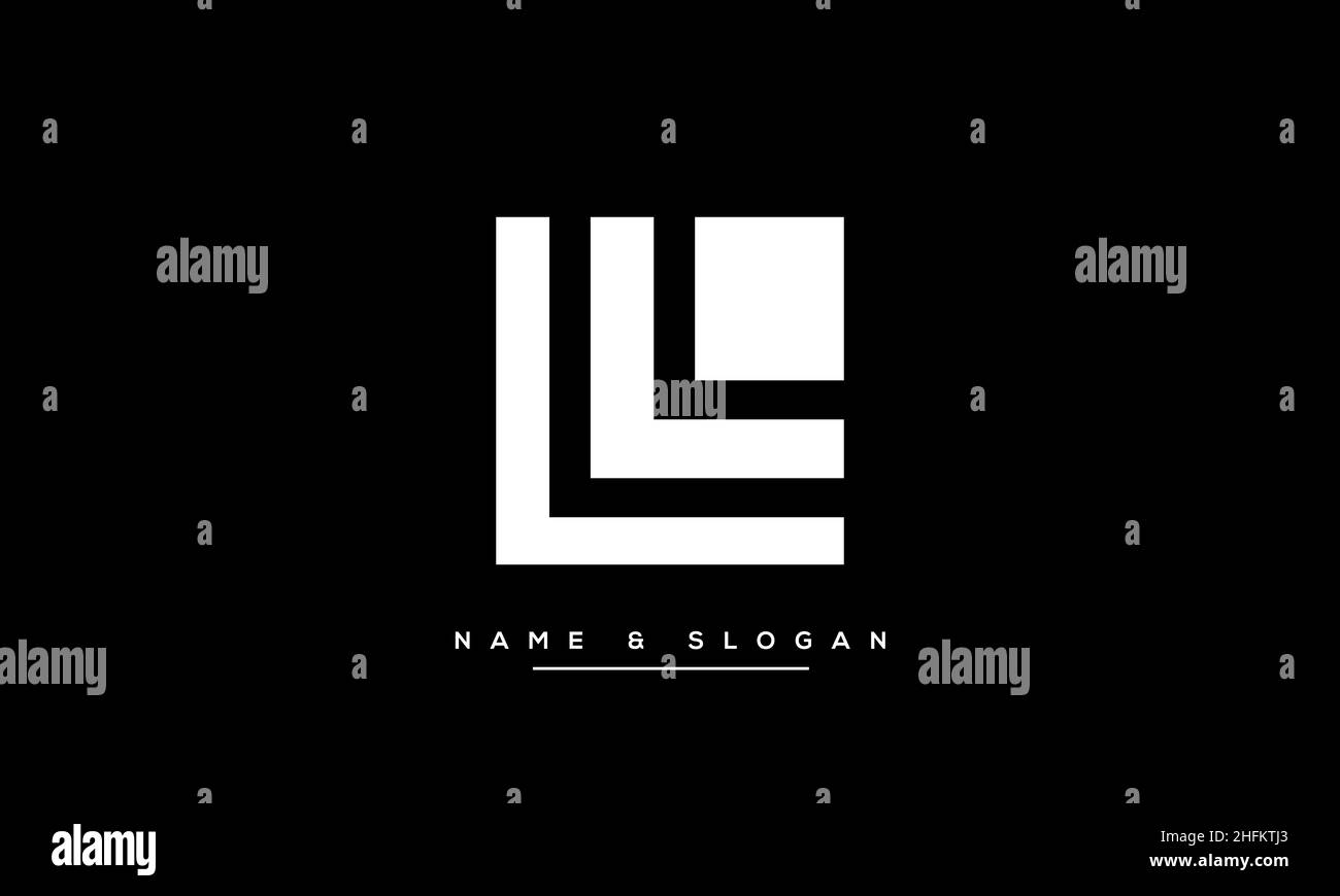 Ll fonts Stock Vector Images - Alamy