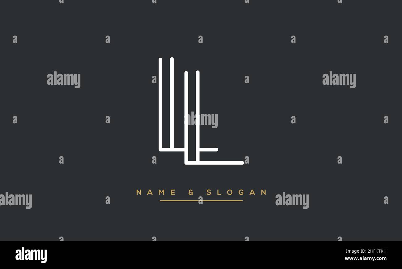 Ll fonts Stock Vector Images - Alamy