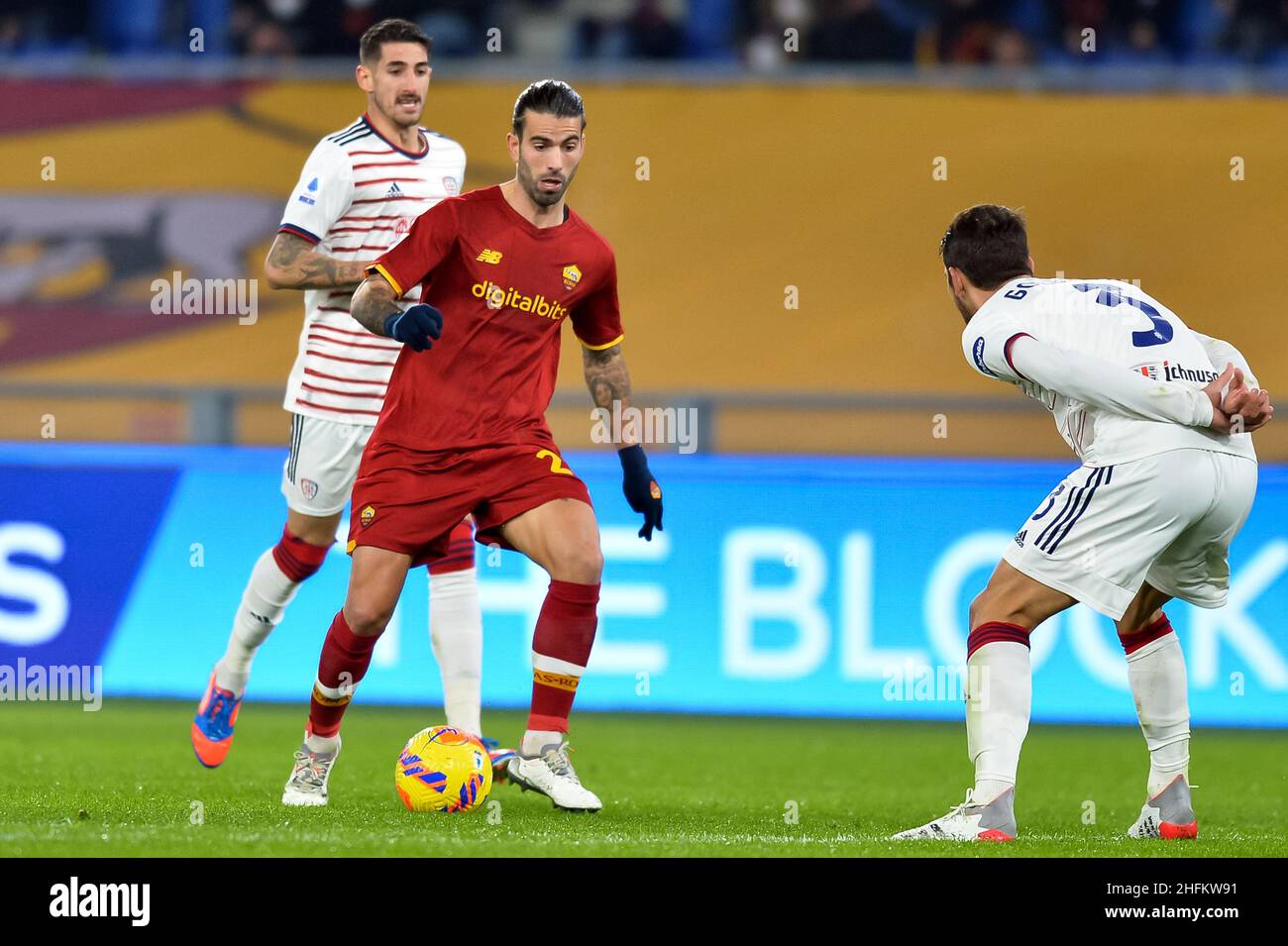 ITALIAN FOOTBALL CHAMPIONSHIP SERIE A; 16 JANUARY 2022;ROMA VS CAGLIARI ...