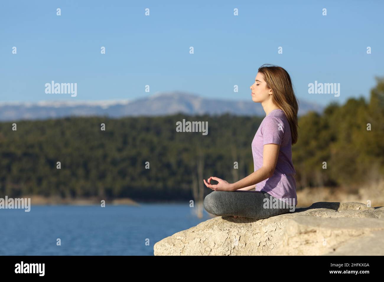 Exercise in nature hi-res stock photography and images - Alamy