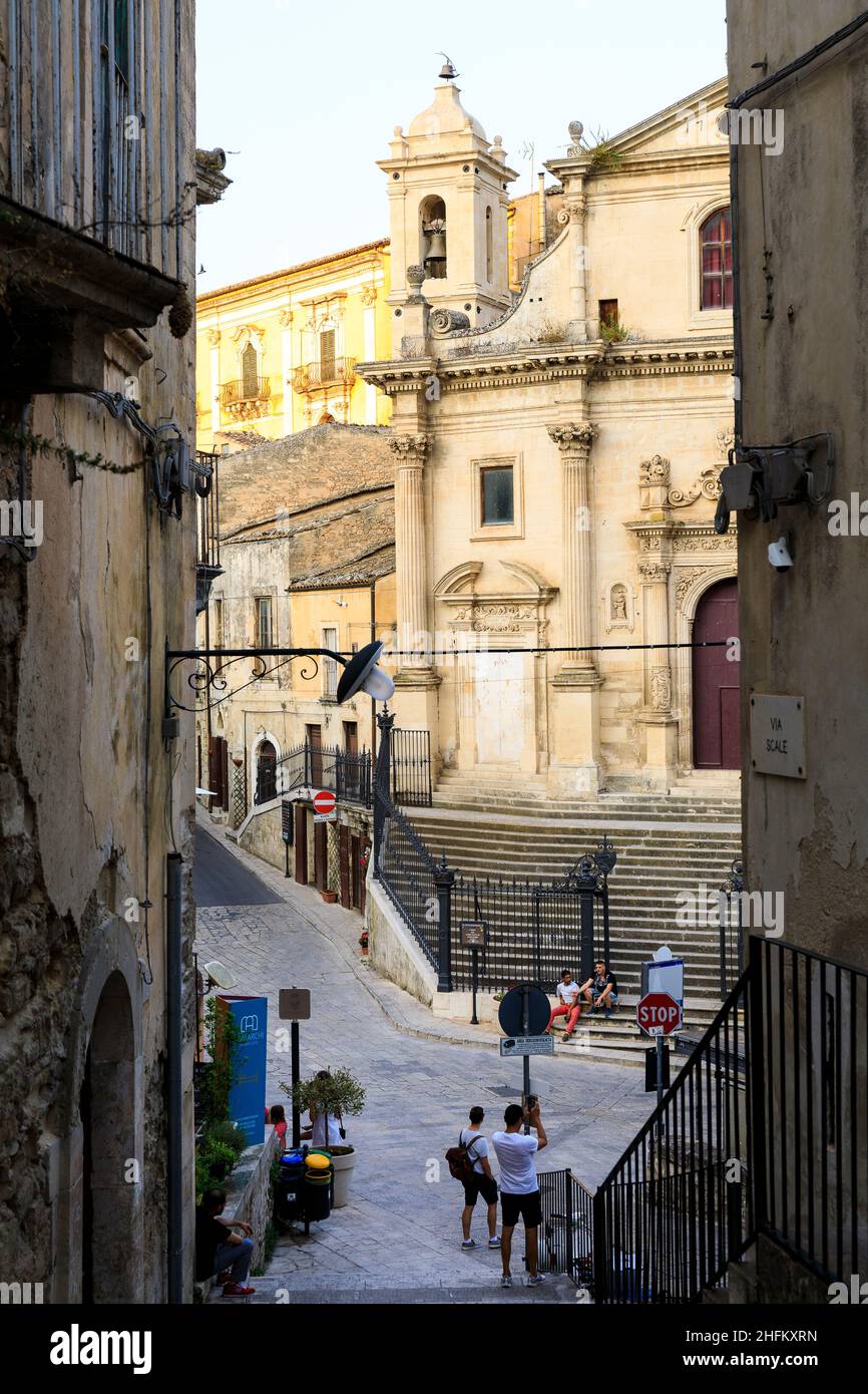 Ragusa sicily street hi-res stock photography and images - Alamy
