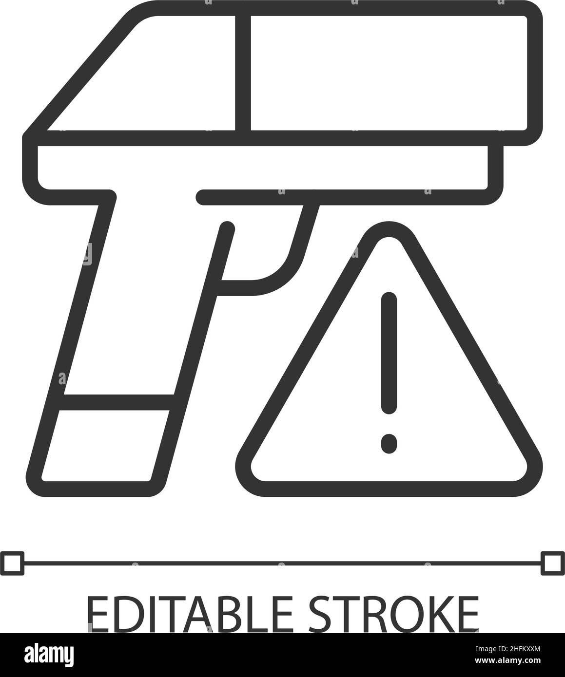 Small arms smuggling linear icon Stock Vector Image & Art - Alamy