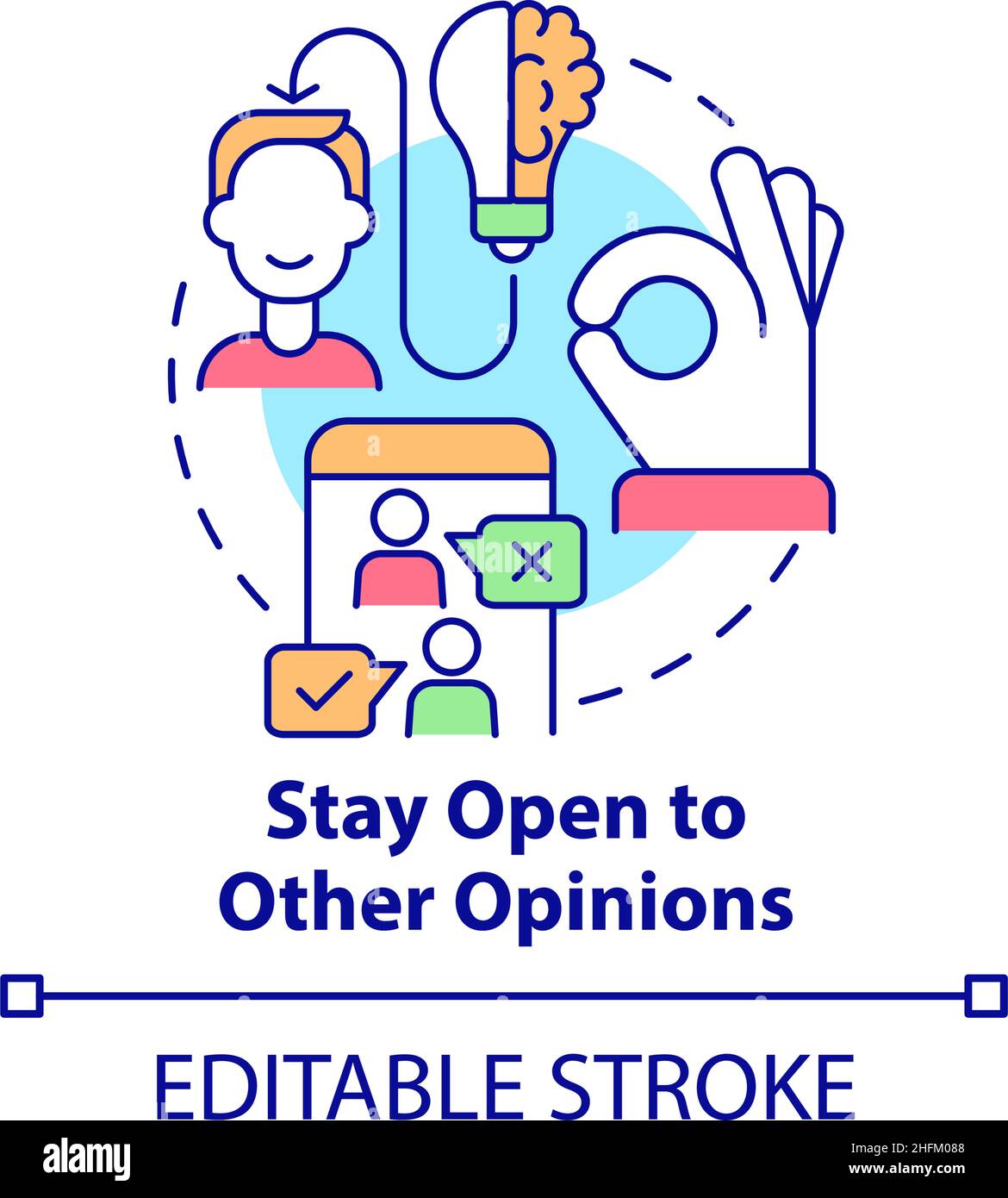 Stay open minded hi-res stock photography and images - Alamy