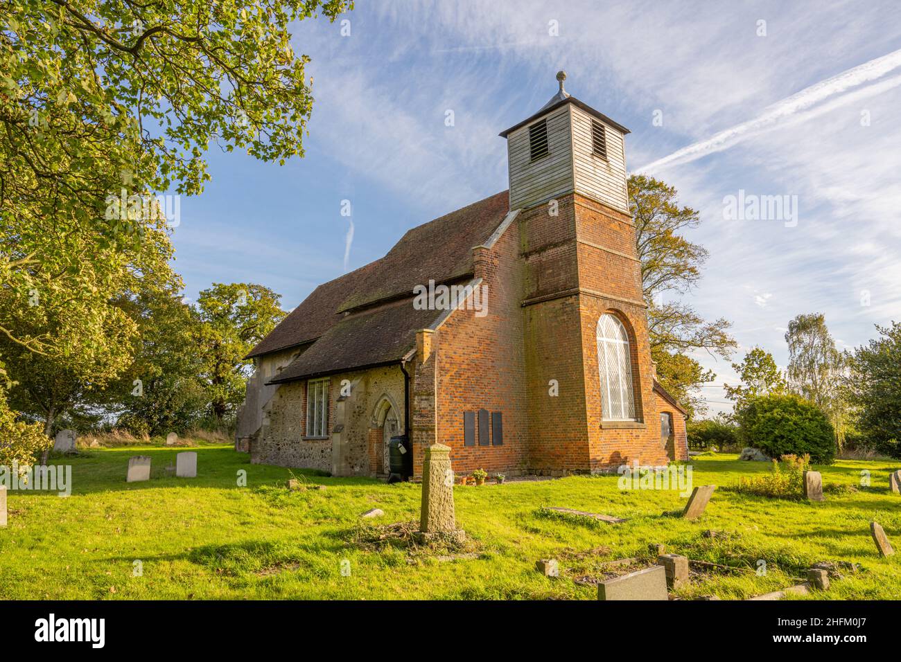 St Mary’s church Buttsbury, Near Ingatestone Essex Stock Photo - Alamy
