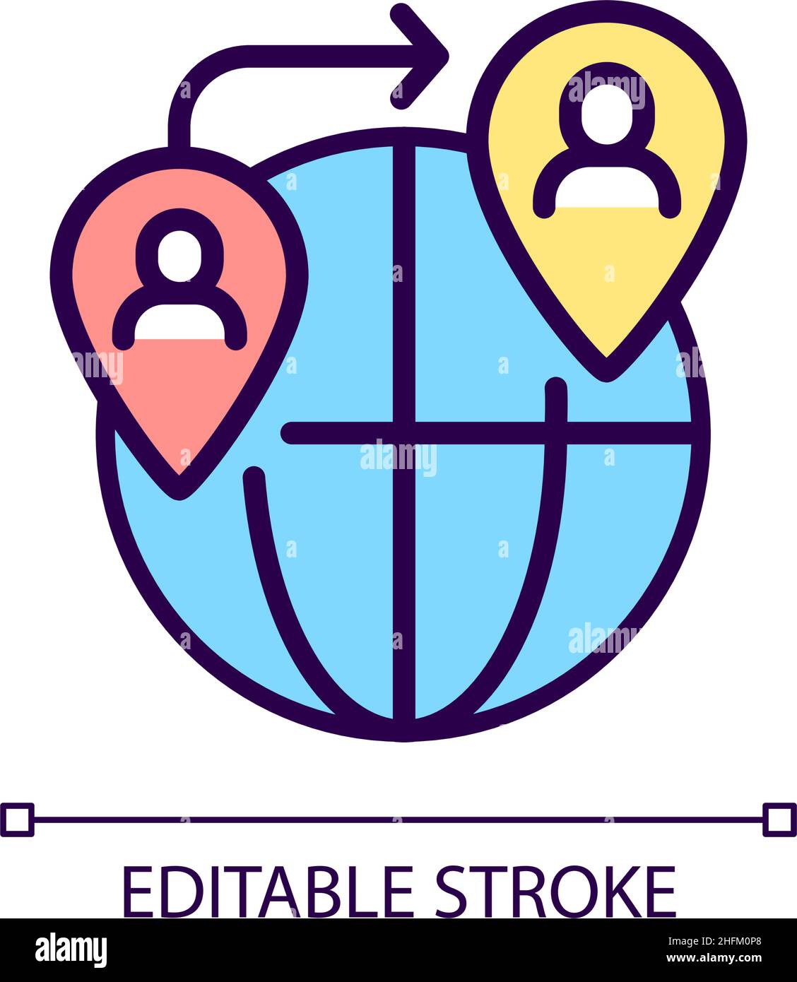 People smuggling RGB color icon Stock Vector Image & Art - Alamy