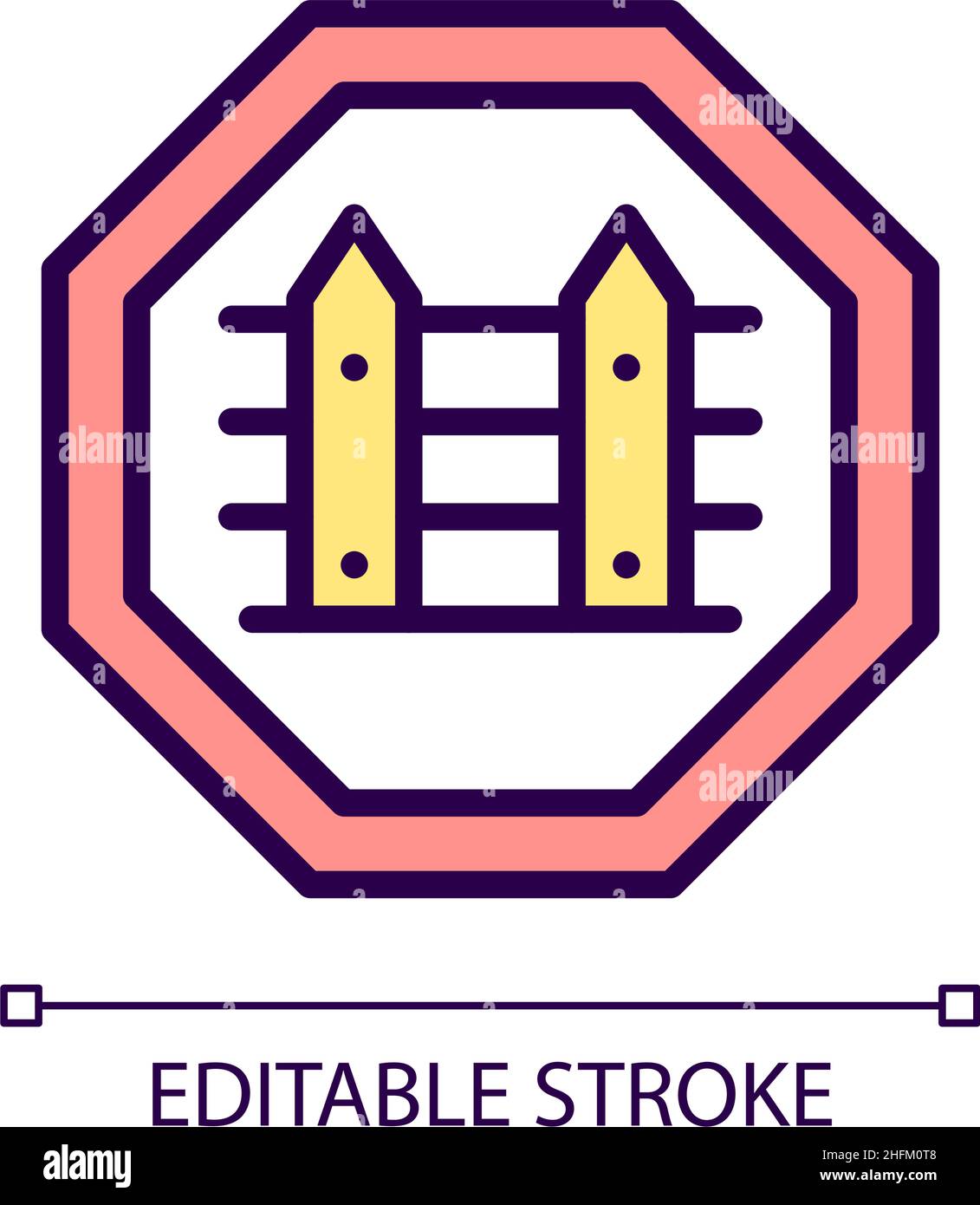 Country borders RGB color icon Stock Vector Image & Art - Alamy