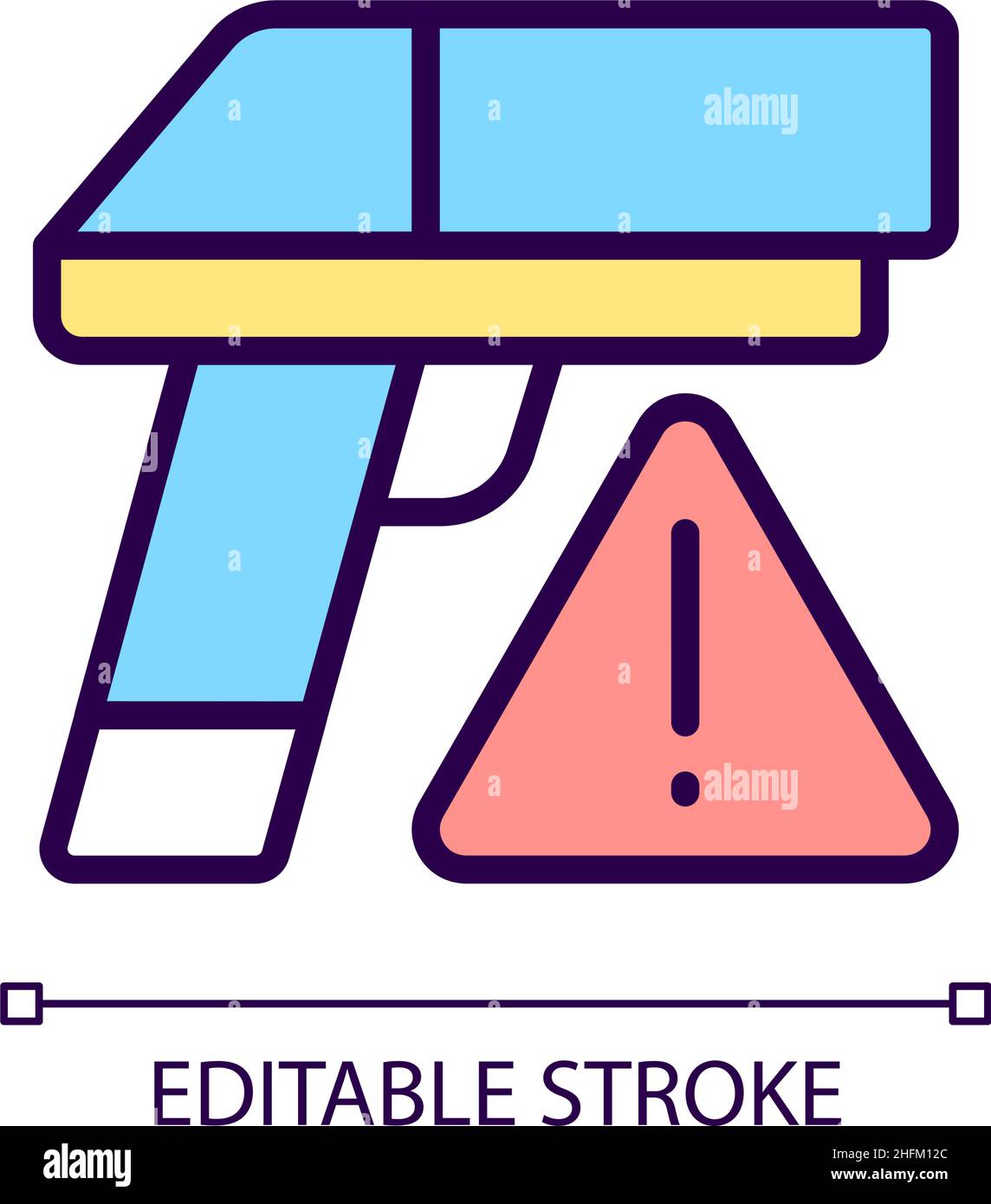 Small arms smuggling RGB color icon Stock Vector Image & Art - Alamy