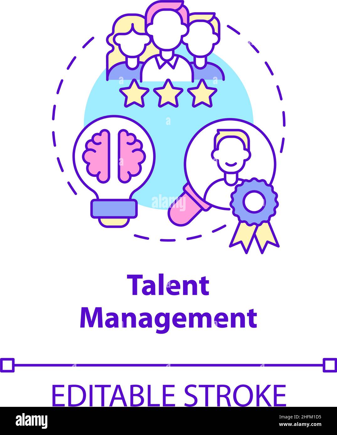 Talent management concept icon Stock Vector Image & Art - Alamy