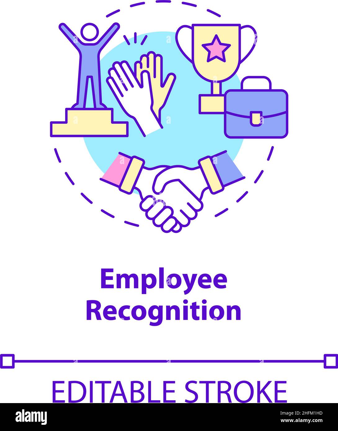 Employee recognition concept icon Stock Vector Image & Art - Alamy